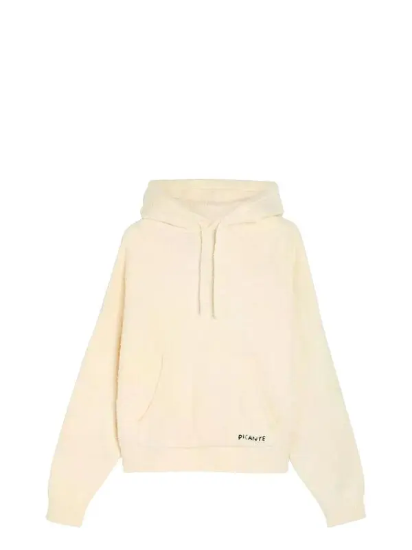 PICANTE Logo-embroidered Hoodie - White