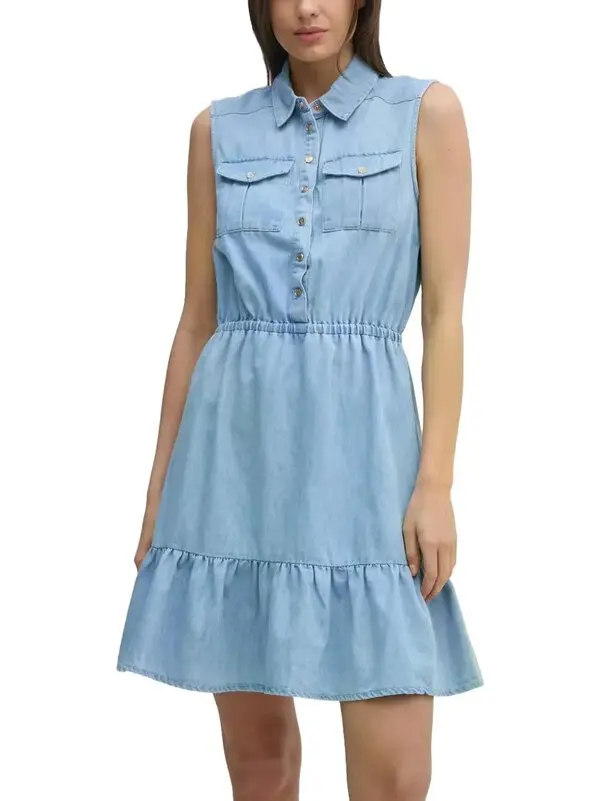 GAUDI Denim Shirt Dress - Blue