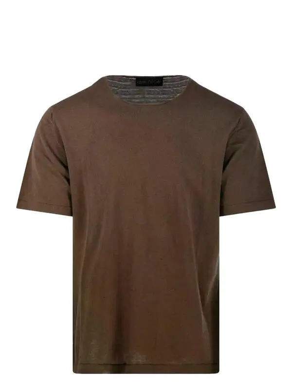 FABRIZIO DEL CARLO Short-sleeve T-shirt - Brown