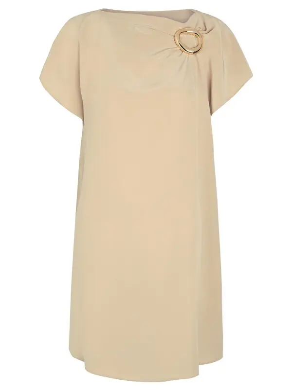 JOSEPH Anika Satin-twill Mini Dress - Beige