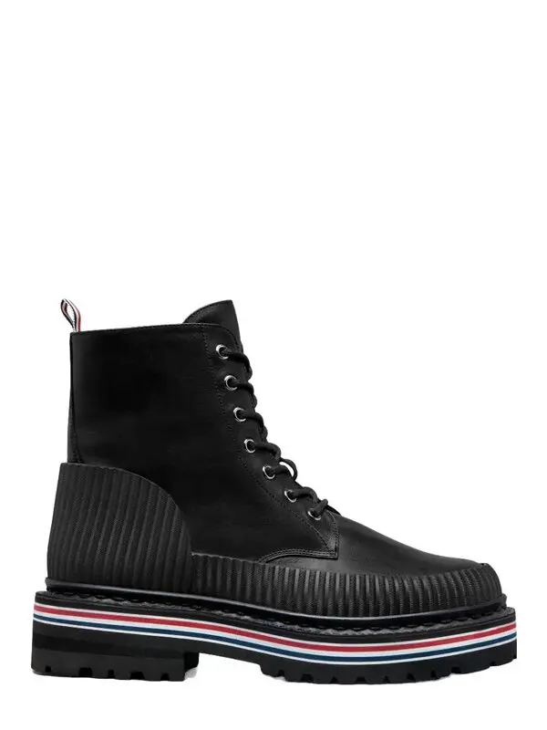 Thom Browne Lace-up Ankle Boots - Black