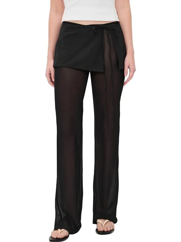 Bec & Bridge Maralia Overlay Pants - Black