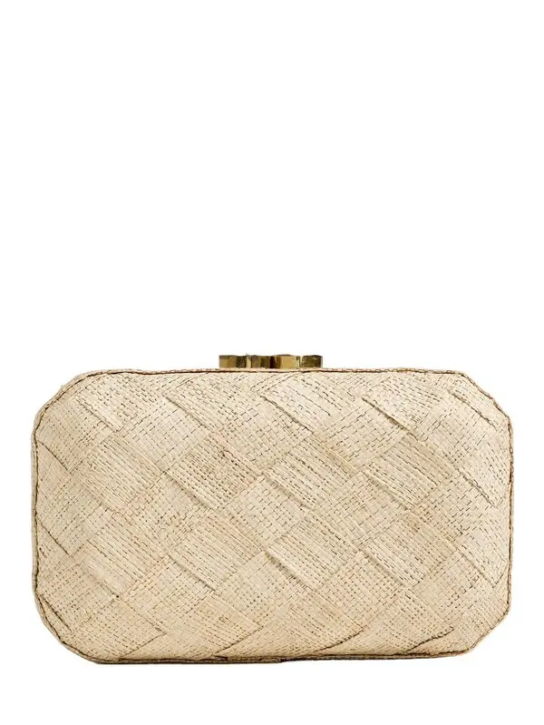 Poolside Love Heart Clutch - Sand