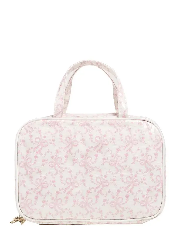 LoveShackFancy Floral Print Travel Box - Chantilly