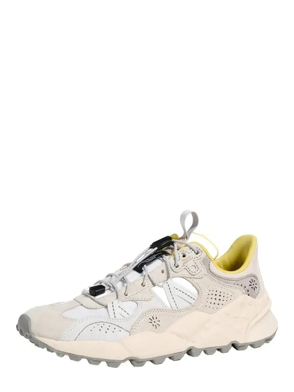 FLOWER MOUNTAIN Tiger Hill Sneakers - White Yellow