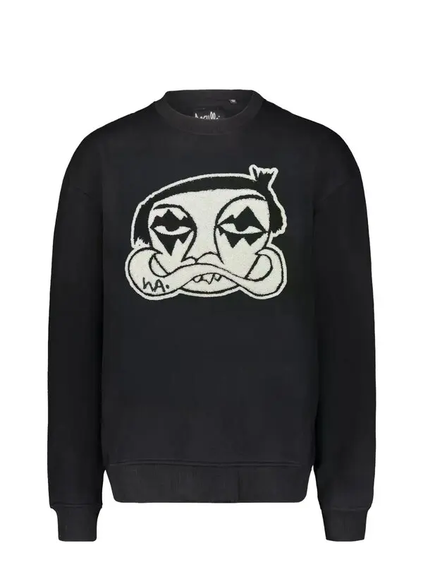 HACULLA. Crew-neck Sweatshirt - Black