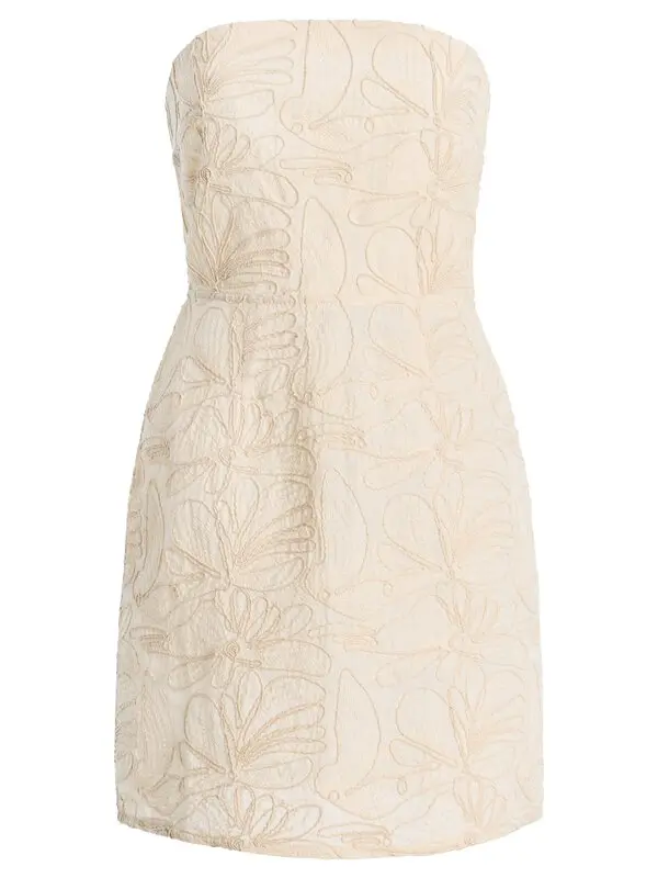 ALL THAT REMAINS Rachel Cotton Mini Dress - Ivory