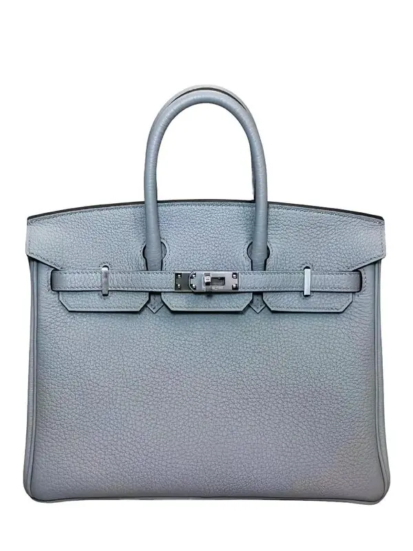 Hermès 25 Birkin Tote Bag - Grey