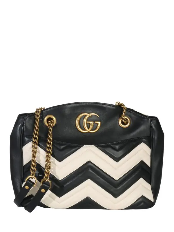 Gucci Gg Marmont Matelasse Chain Tote - Multicolor