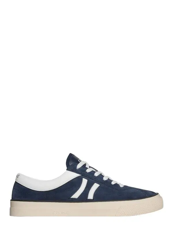 Celine Sunset Low Top Sneakers - Blue/optic White