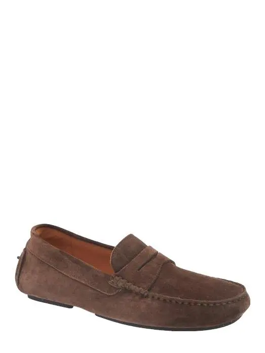 Gentle Souls Redondo Penny Loafer - Brown Suede