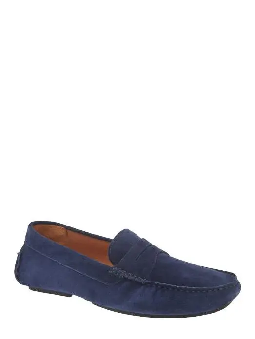 Gentle Souls Redondo Penny Loafer - Navy Suede
