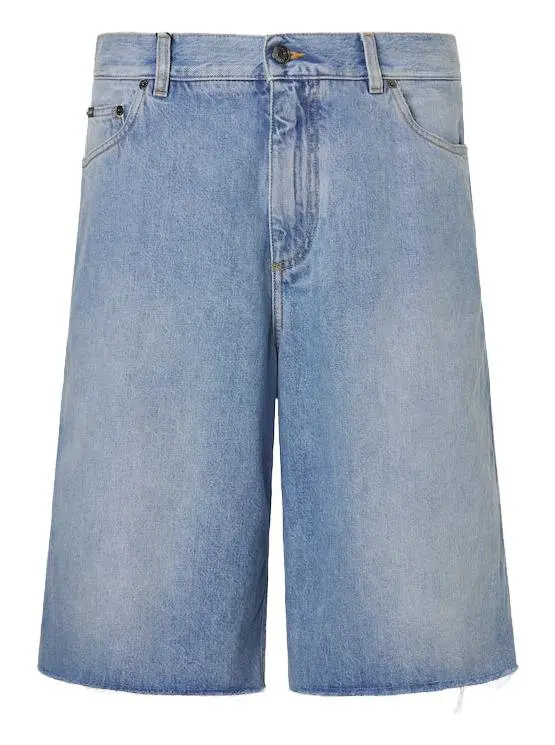 Dolce & Gabbana Denim Bermuda Shorts - Blue