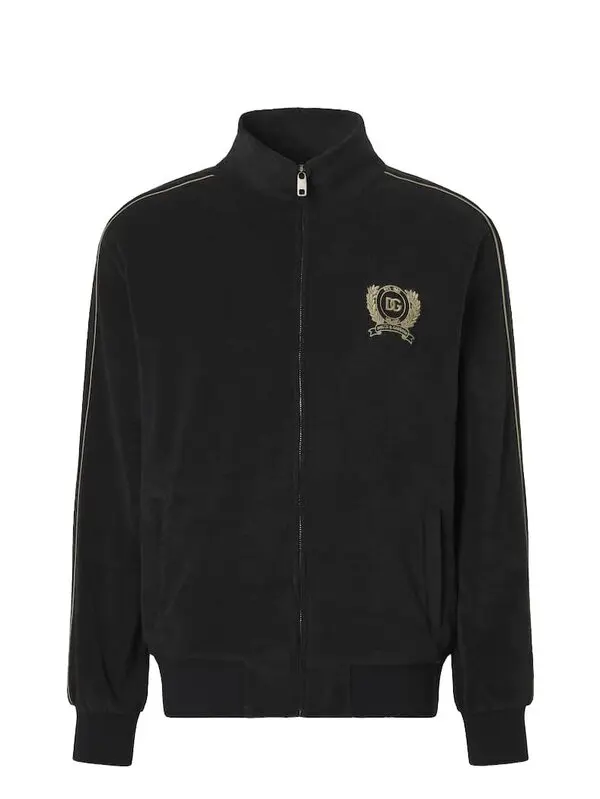 Dolce & Gabbana Logo Cotton-blend Sweatshirt - Black