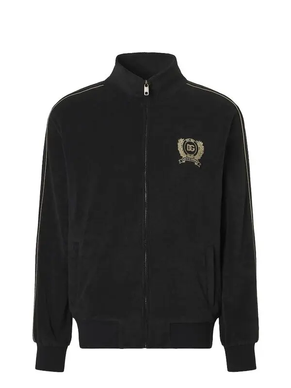 Dolce & Gabbana Logo Cotton-blend Sweatshirt - Black