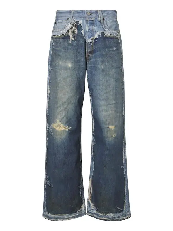 Acne Studios 1981 Trompe L'oeil Wide-leg Jeans - Blue