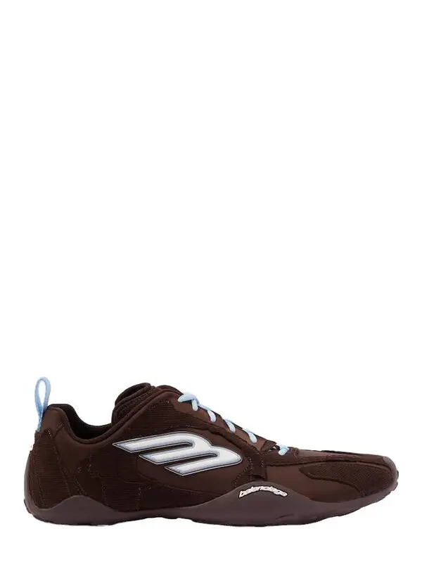 Balenciaga Monday Ultra Corduroy-trimmed Sneakers - Brown