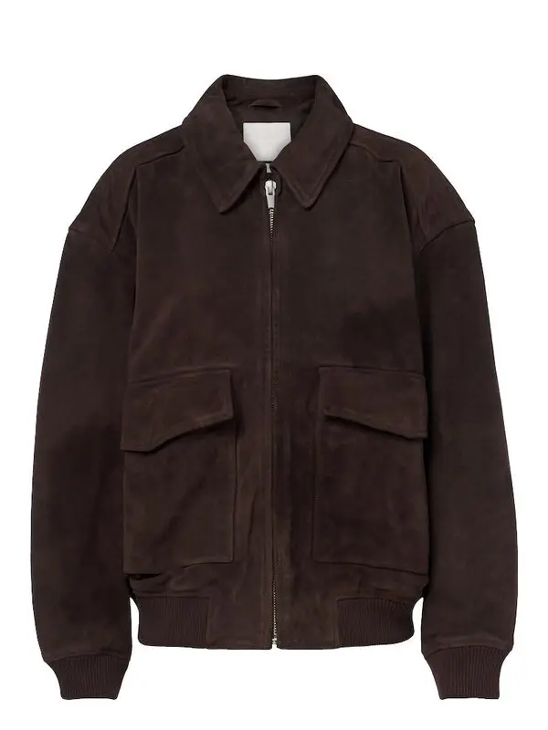 Citizens Of Humanity Vivienne Suede Blouson Jacket - Brown