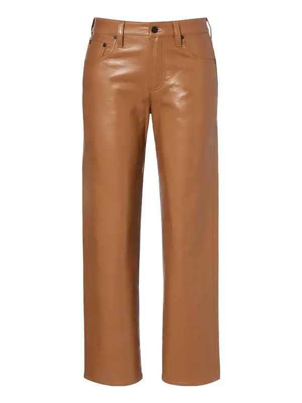 Citizens Of Humanity Faye Cropped Straight Pants - Brown