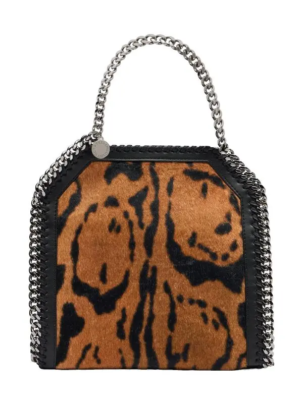 Stella McCartney Falabella Small Animal-print Tote Bag - Brown