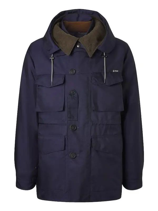 Prada Hooded Jacket - Blue