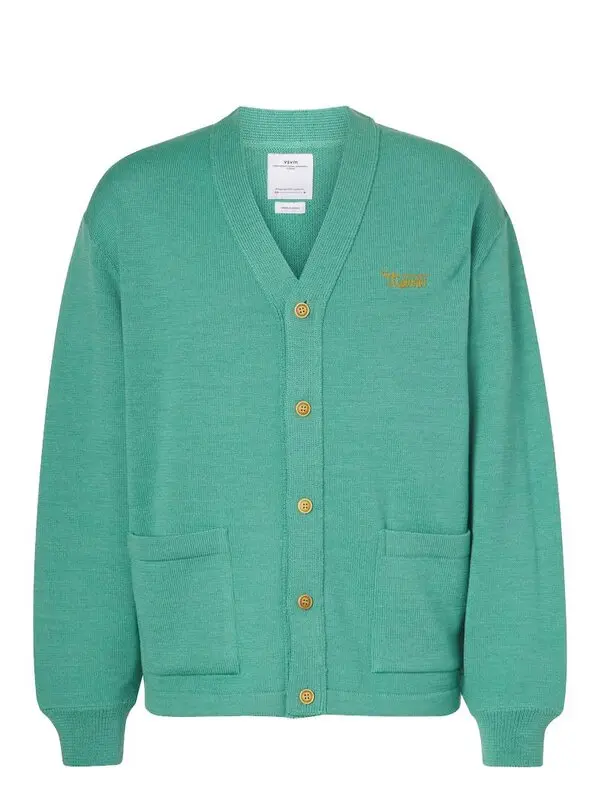 Visvim Selmer Wool Cardigan - Green