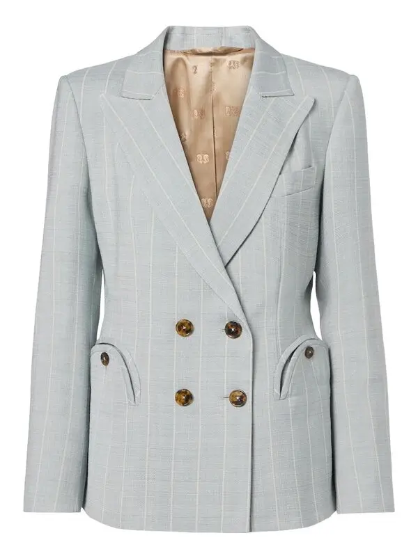 BLAZÉ MILANO After You Charmer Pinstripe Blazer - Blue