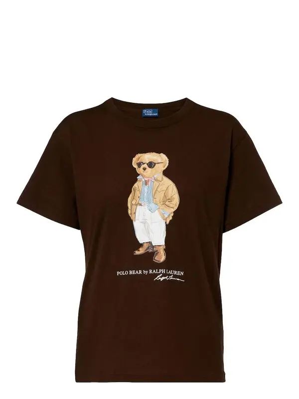 Polo Ralph Lauren Polo Bear Cotton Jersey T-shirt - Brown
