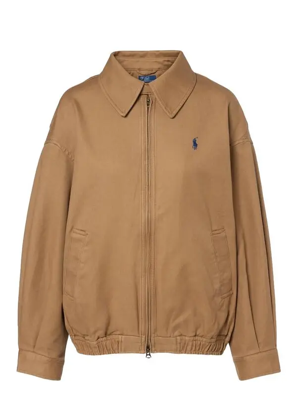 Polo Ralph Lauren Cotton Bomber Jacket - Brown