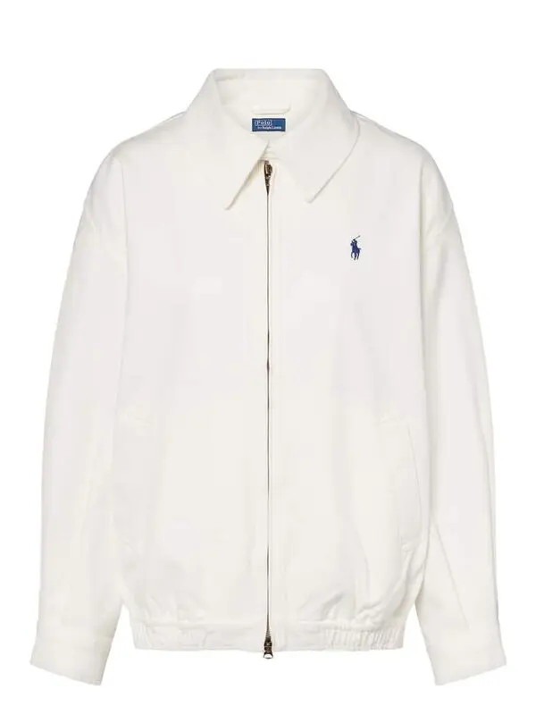 Polo Ralph Lauren Cotton Blouson Jacket - White