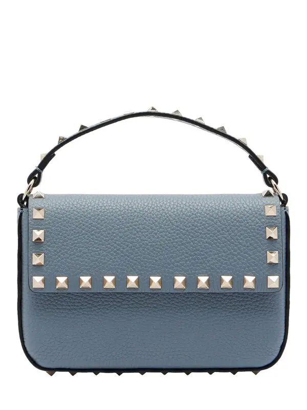 Valentino Garavani Rockstud Mini Top-handle Bag - Blue
