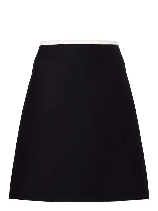 Valentino Garavani Crepe Couture Miniskirt - Black
