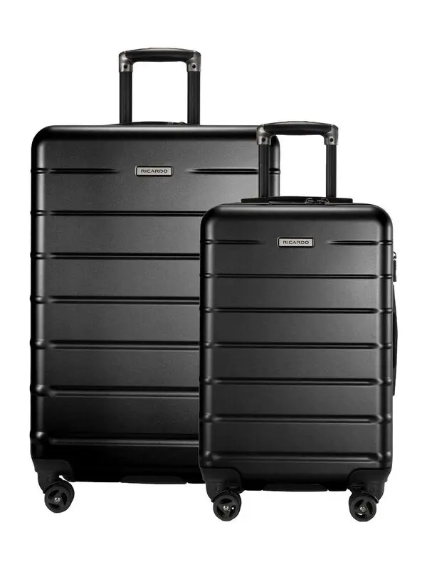 RICARDO BEVERLY HILLS Cambria Hardside 2-piece Luggage Set - Black Pearl