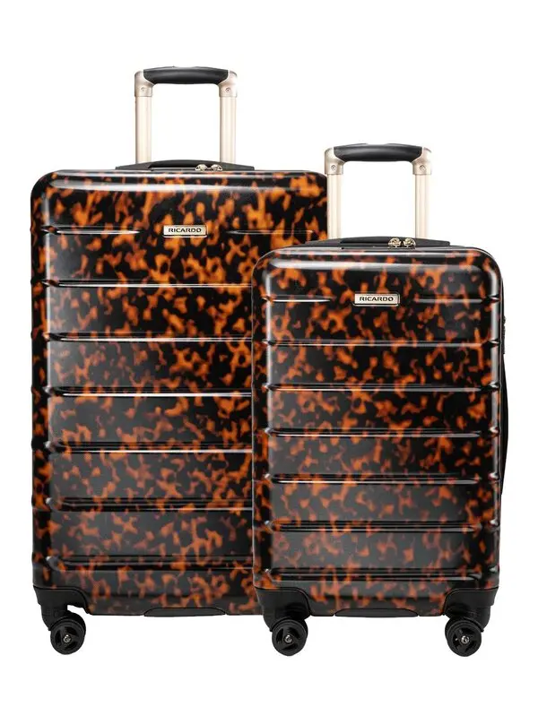 RICARDO BEVERLY HILLS Cambria Hardside 2-piece Luggage Set - Tortoise