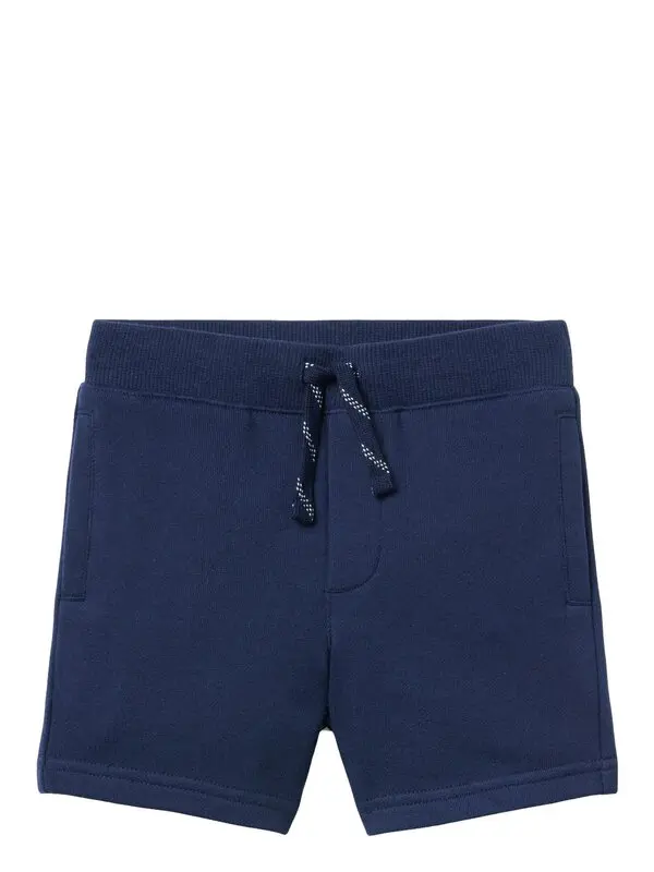 Janie And Jack French Terry Pull-on Shorts - Blue