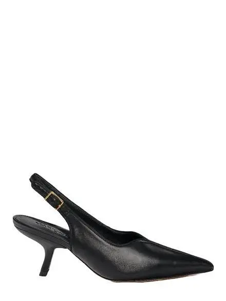 Marion Parke Cynthia Nappa Slingback Pumps - Black
