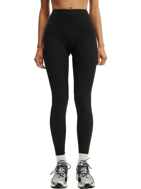 Cotton:on Active Ultra Soft Contour Full Length Tight - Black