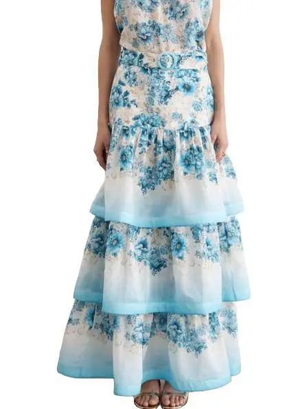 AQUA BLU AUSTRALIA Celeste Maxi Skirt - Dauphine