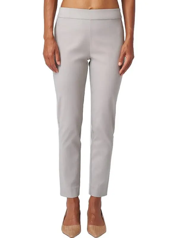 FRANNE GOLDE Greenwich Stretch Sculpting Ankle Pant - Stone