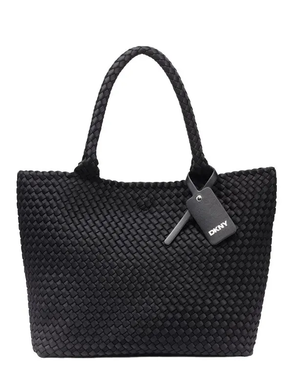 Dkny Giselle Large Tote - Black/silver