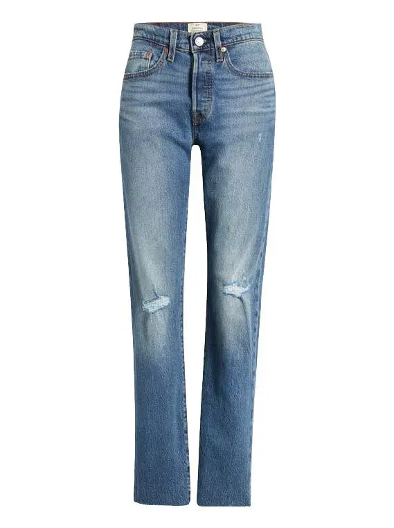 LEVI'S 501 Straight Leg Jeans - Key Box