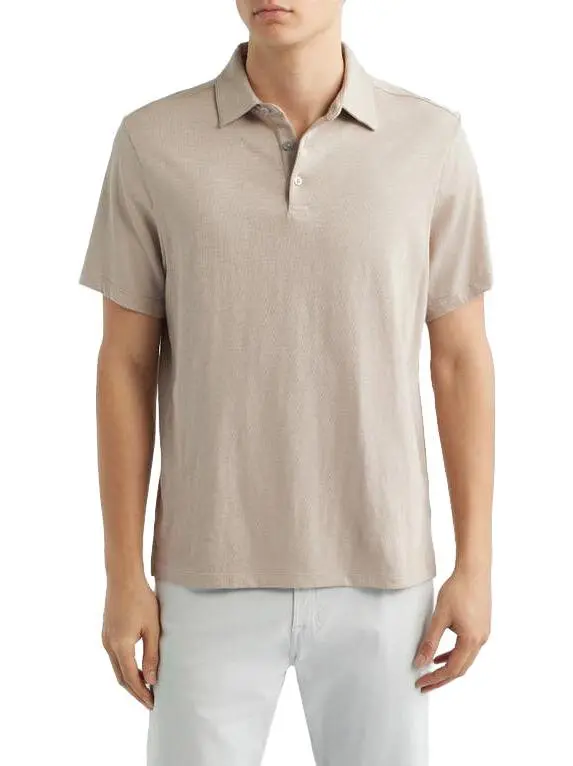 Robert Barakett Brightwood Slub Cotton Polo - String