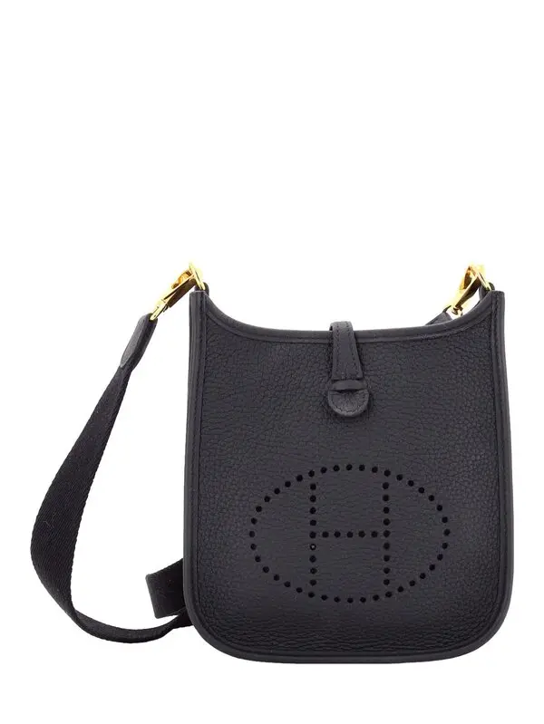 HERMES Evelyne Bag Gen Iii Clemence Tpm - Noir