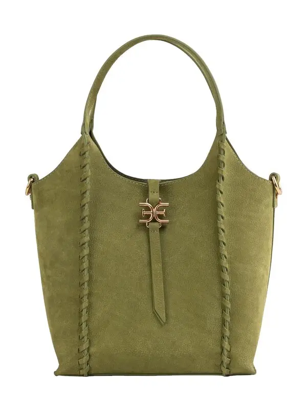 Sam Edelman Mini Leather Crossbody Bag - Pistachio