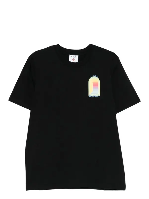 Casablanca Printed T-shirt - Black