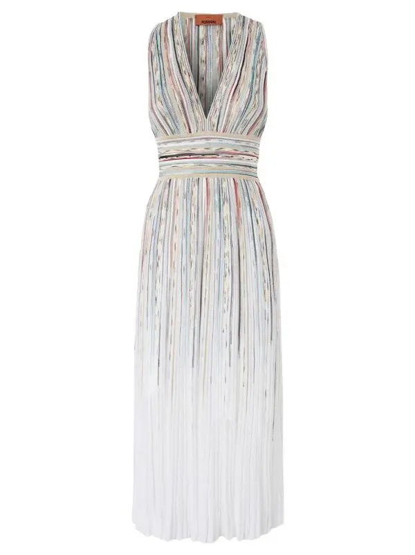 Missoni Printed Mini Dress - White