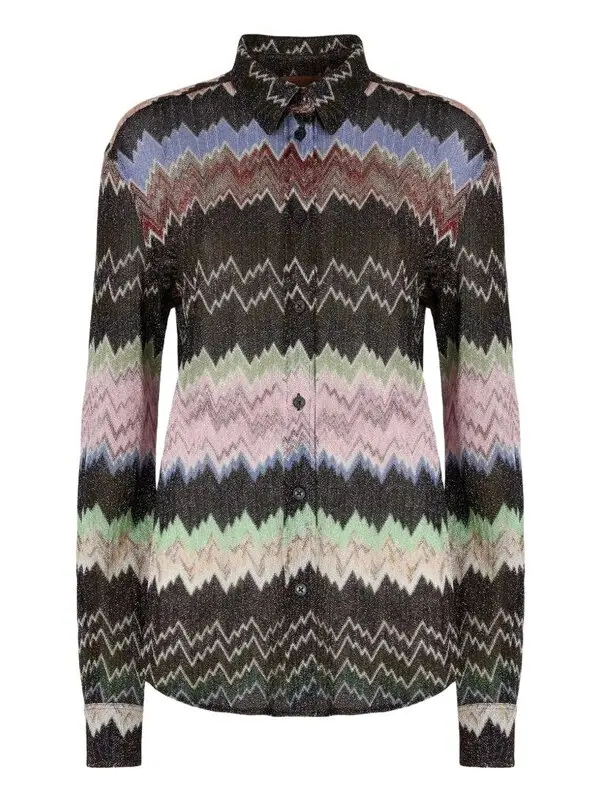 Missoni Zig Zag Shirt - Black