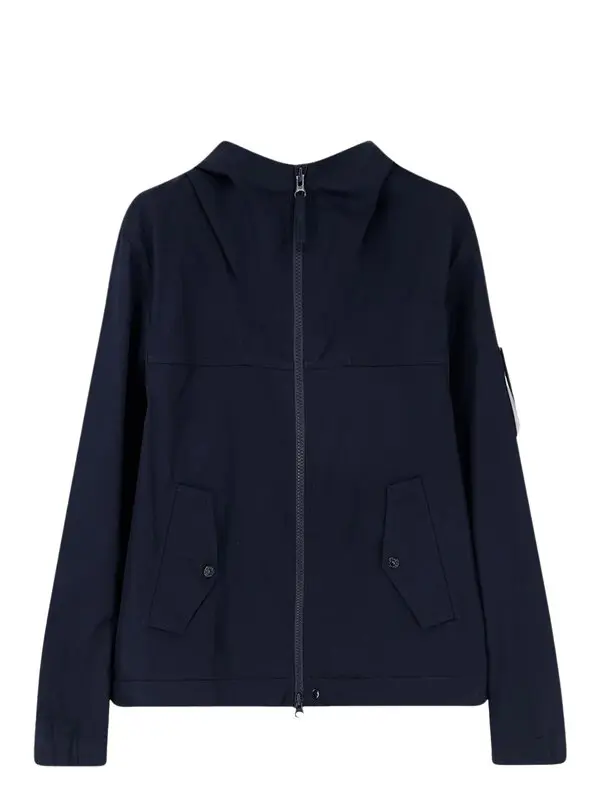 Stone Island Si Ghost All-weather Cotton Canvas Jacket - Blue