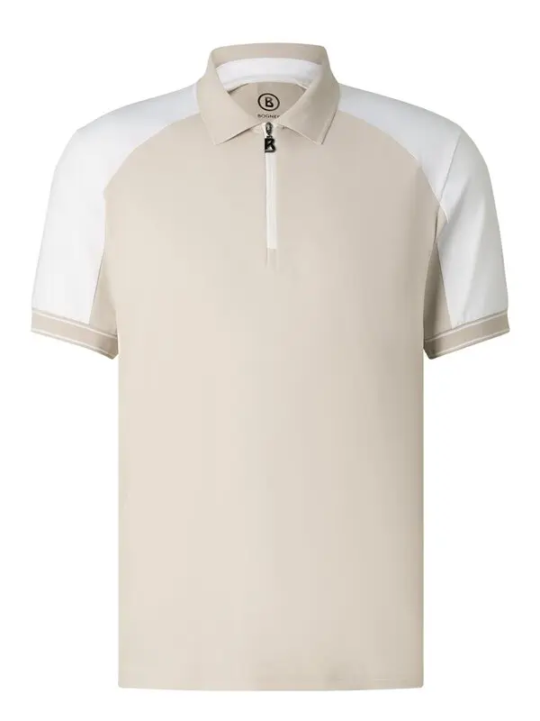 Bogner Fabius Functional Short-sleeved Top - Sand/white