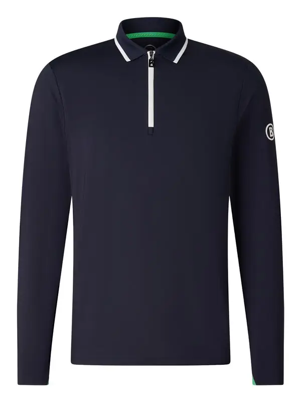 Bogner Jonah Polo Long-sleeved Top - Navy Blue